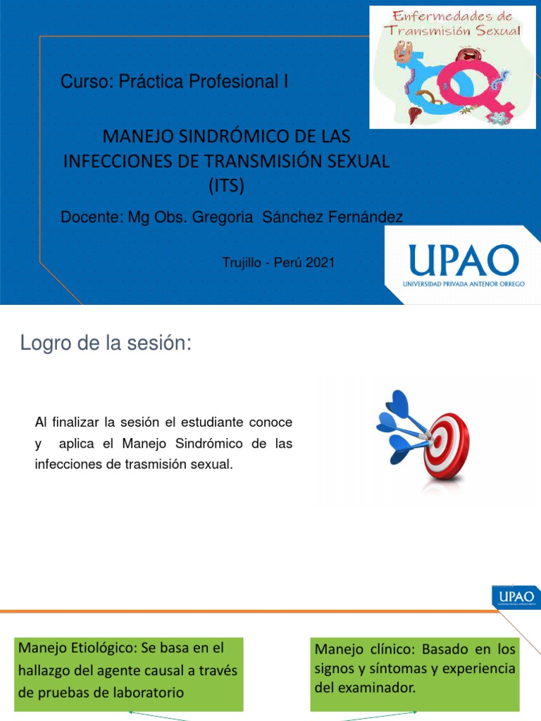 Sem 6 - Manejo Sindromico de La Its - 2021-20 | PDF | Condón | Diagnostico medico