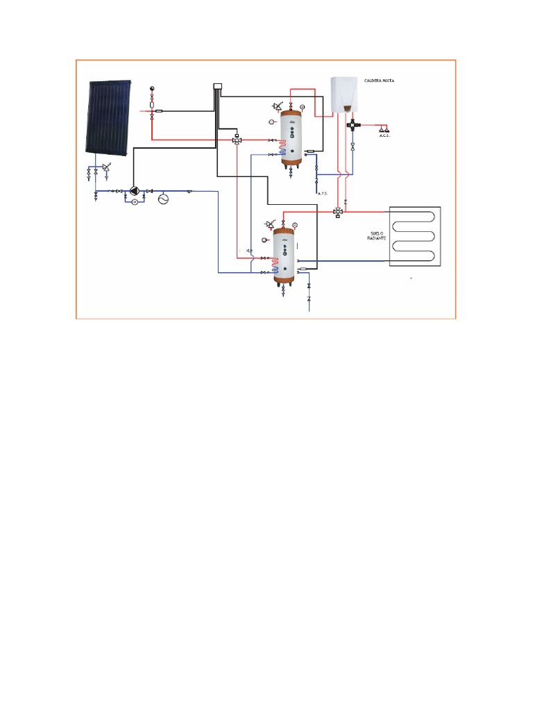 Esquema Acs Suelo Radiante | PDF