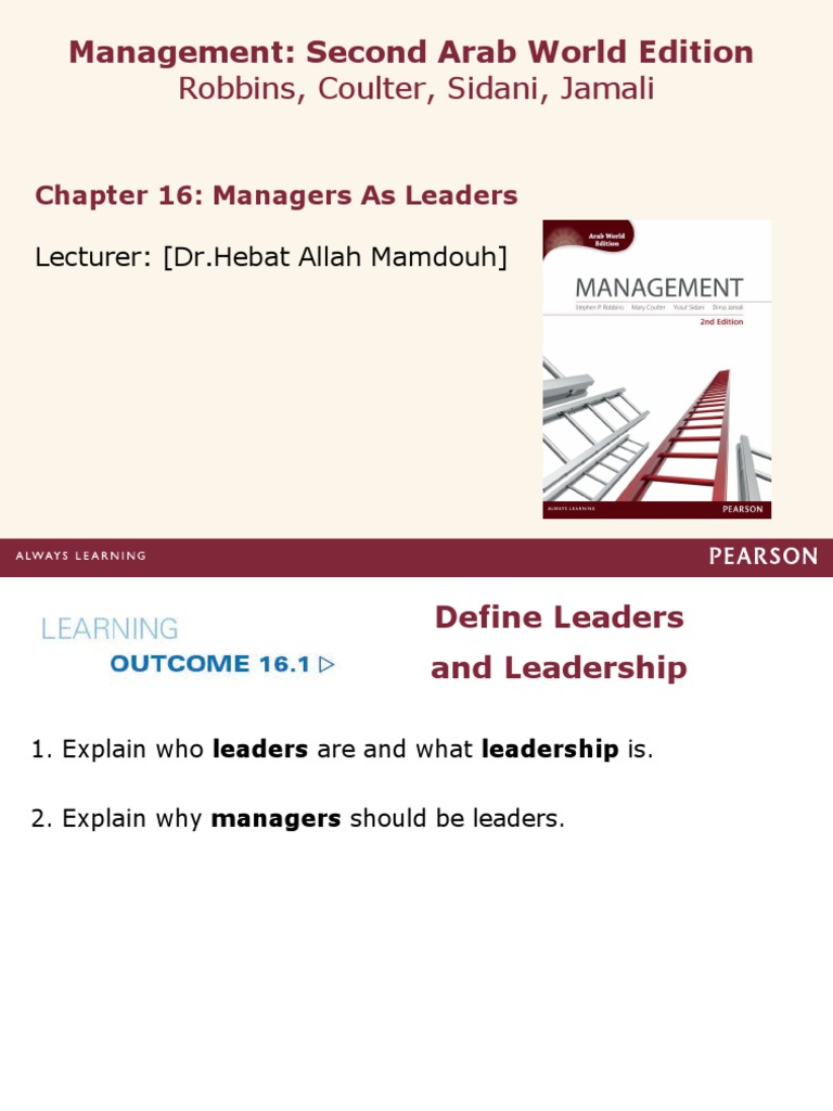 Robbins, Coulter, Sidani, Jamali: Management: Second Arab World Edition | Download Free PDF ...