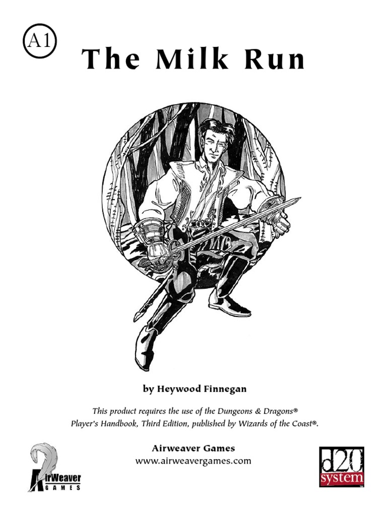 The Milk Run | PDF | D20 System | Dungeons & Dragons