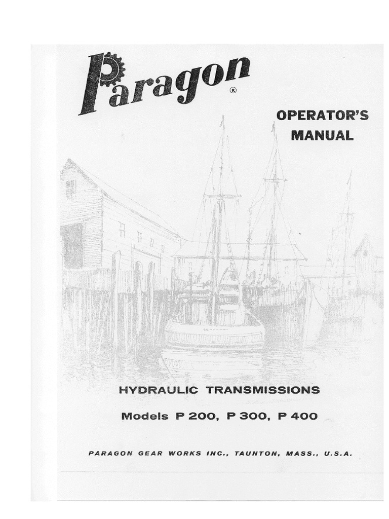 Paragon Transmission Manual | PDF