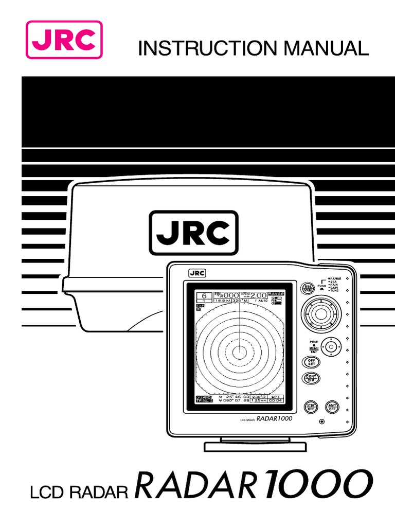 JRC 1000 Radar Manual | PDF | Radar | Liquid Crystal Display