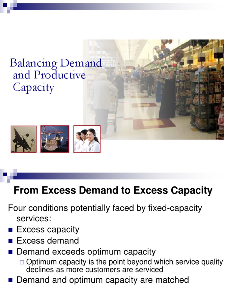 Balancing Demand and Capacity - Chapter 9-3 | PDF | Demand | Economies