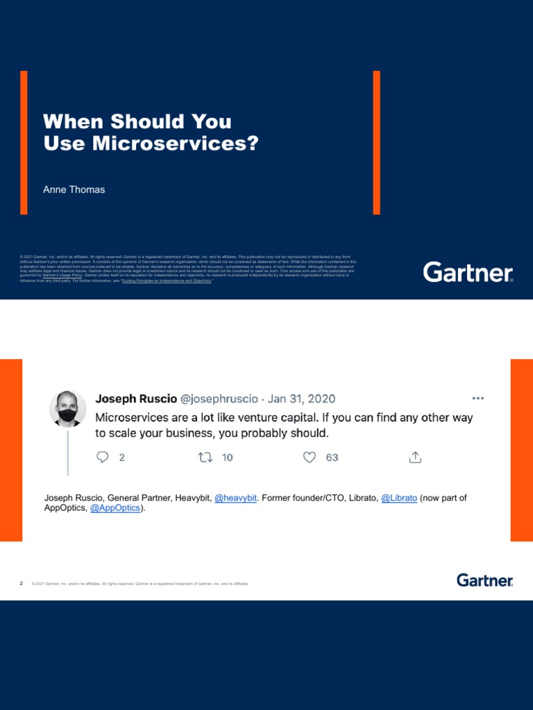 When Should You Use Microservices | PDF