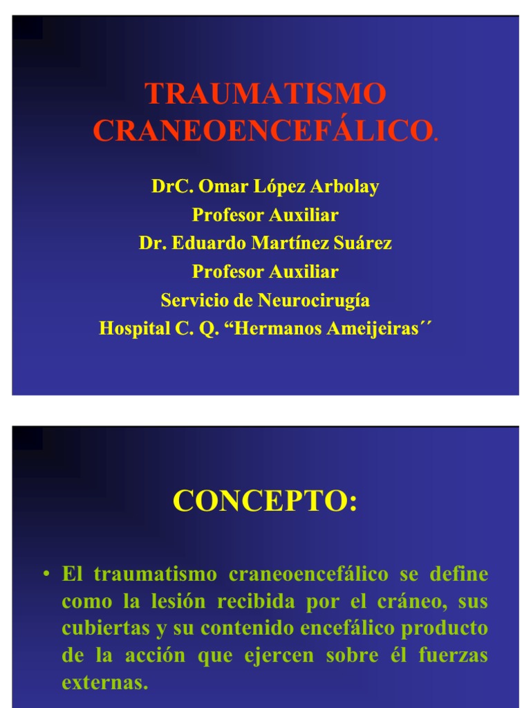 Significado de TCE | PDF | Lesión cerebral traumática | Sistema nervioso