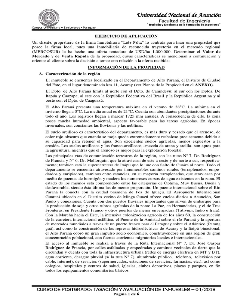 Avaluacion Glebas | PDF