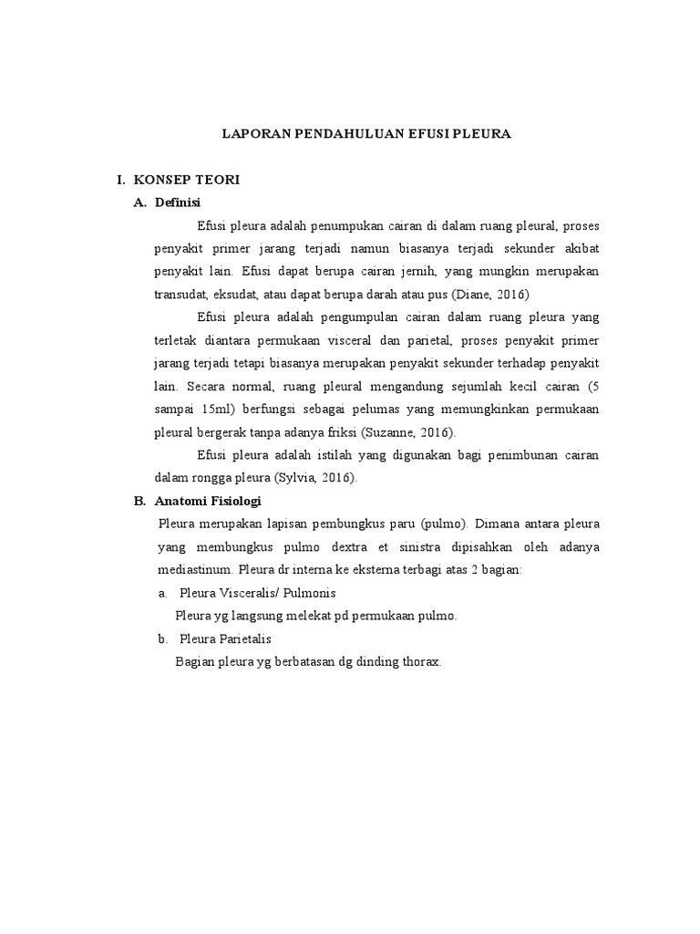 LP Efusi Pleura | PDF LP Efusi Pleura | PDF