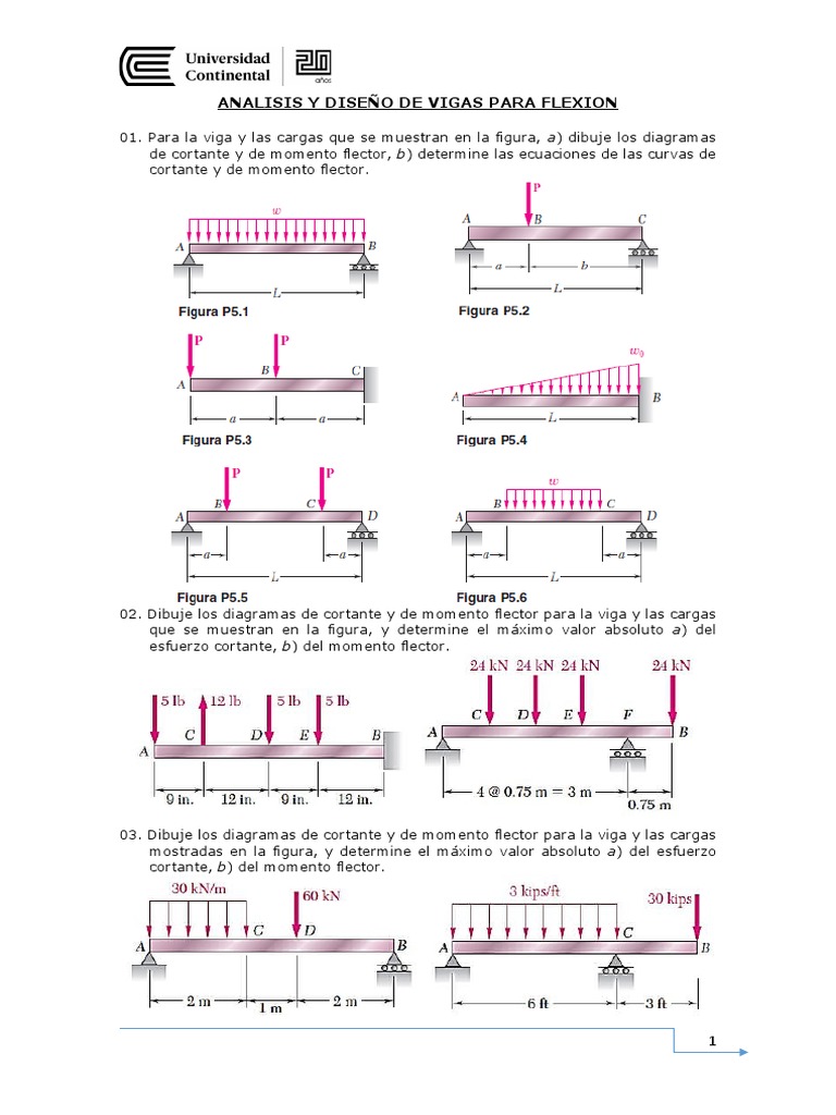 Tema 12 - Analisis y Diseño de Vigas A Flexion | PDF | Tecnología