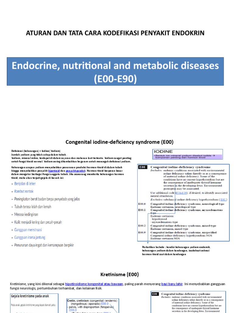Endokrin Koding ICD | PDF
