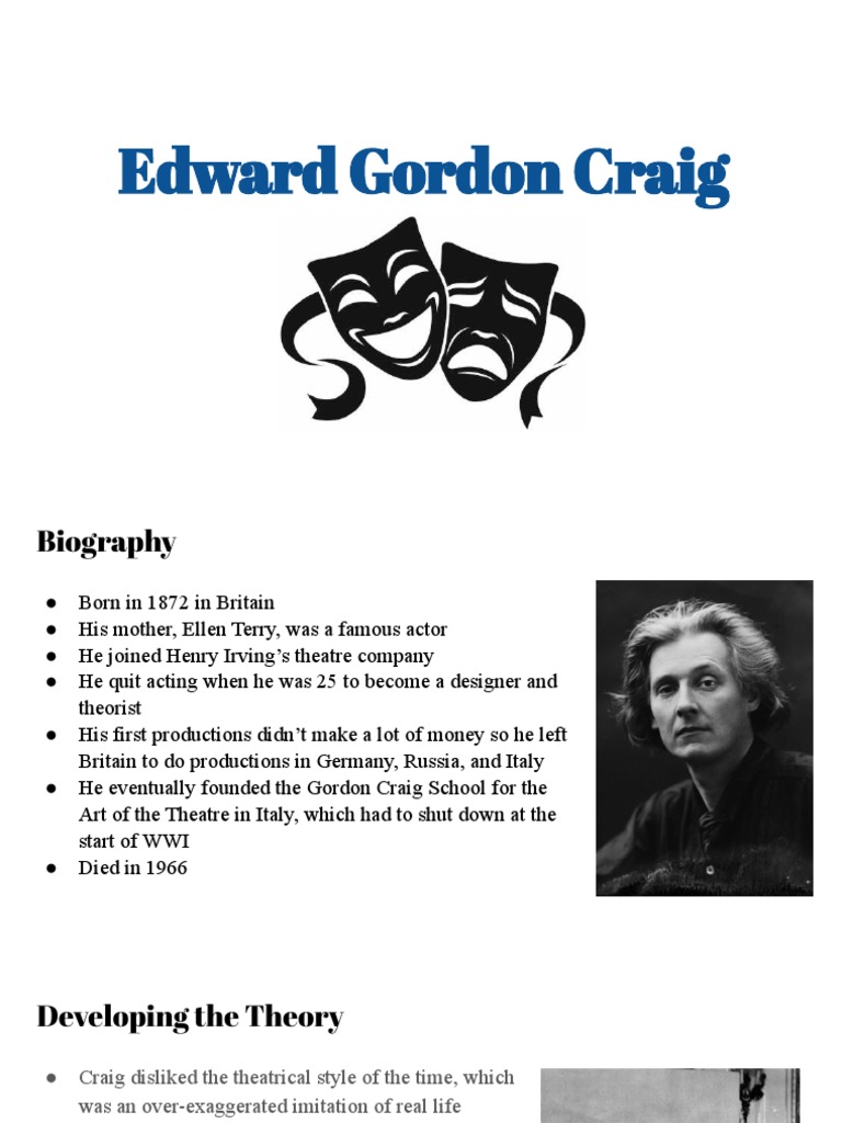 Edward Gordon Craig | PDF | The Arts