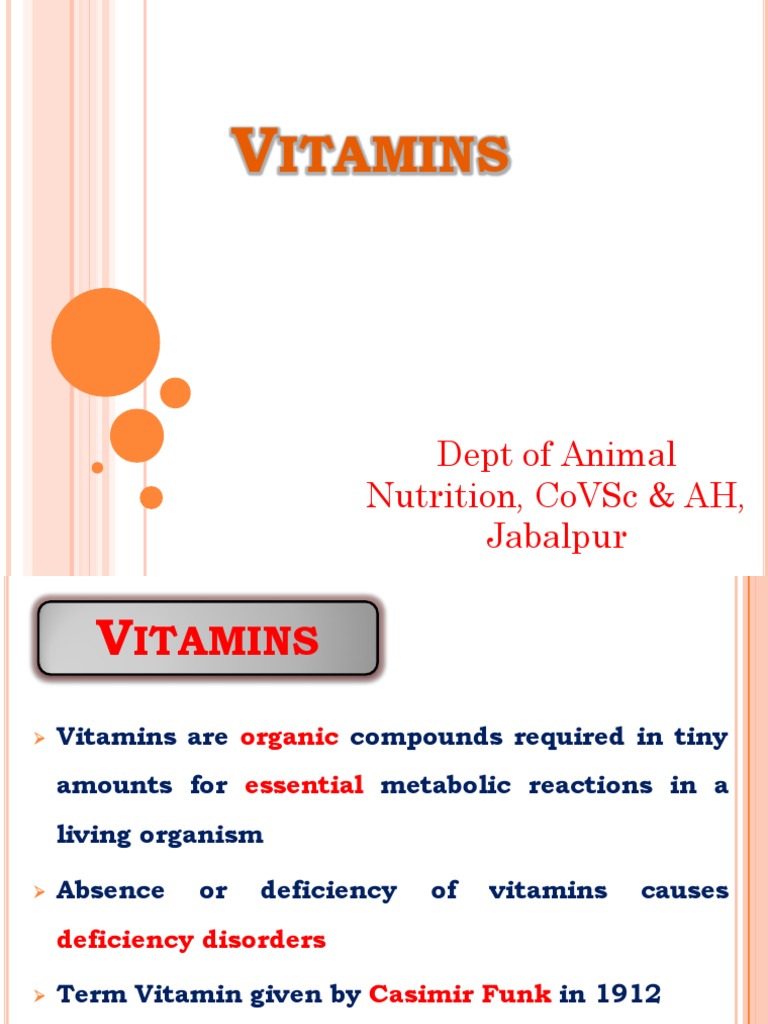 Classification of Vitamins | PDF | Vitamin | Vitamin A