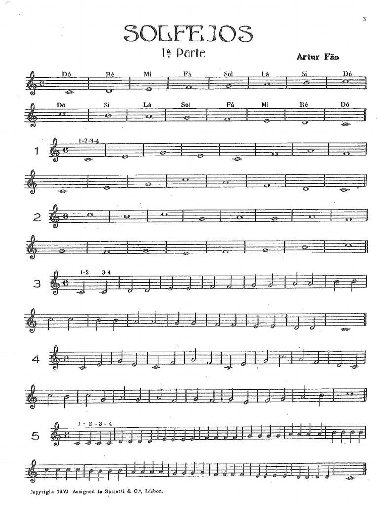 Artur Fao Solfejo | PDF