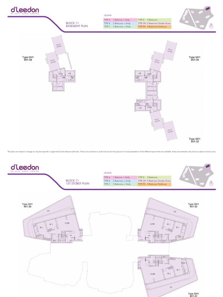 Apartment Layout Plans Block 11 | PDF | Military Operations | Battles