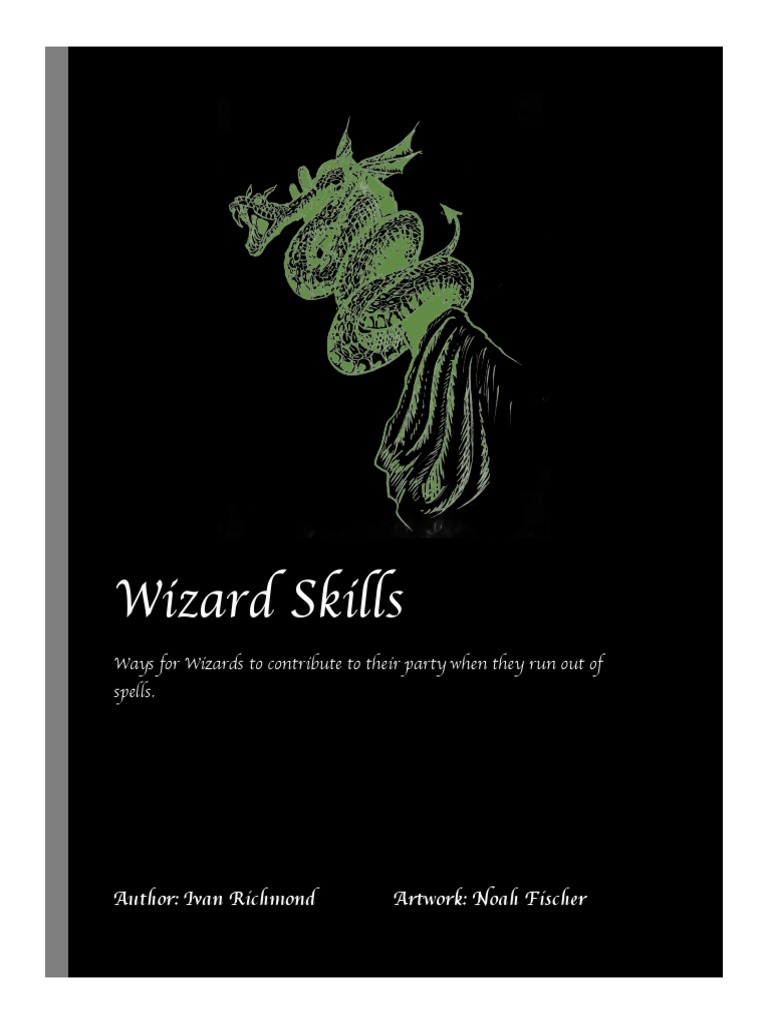 Wizard Skills: Author: Ivan Richmond Artwork: Noah Fischer | PDF ...