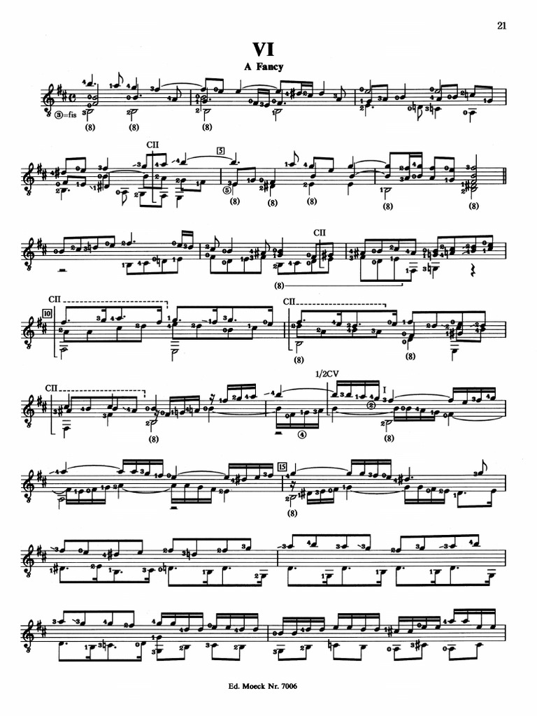 P 5. A Fancy. John - Dowland. (1562-1626) .Fantasies - Complete.Edition ...