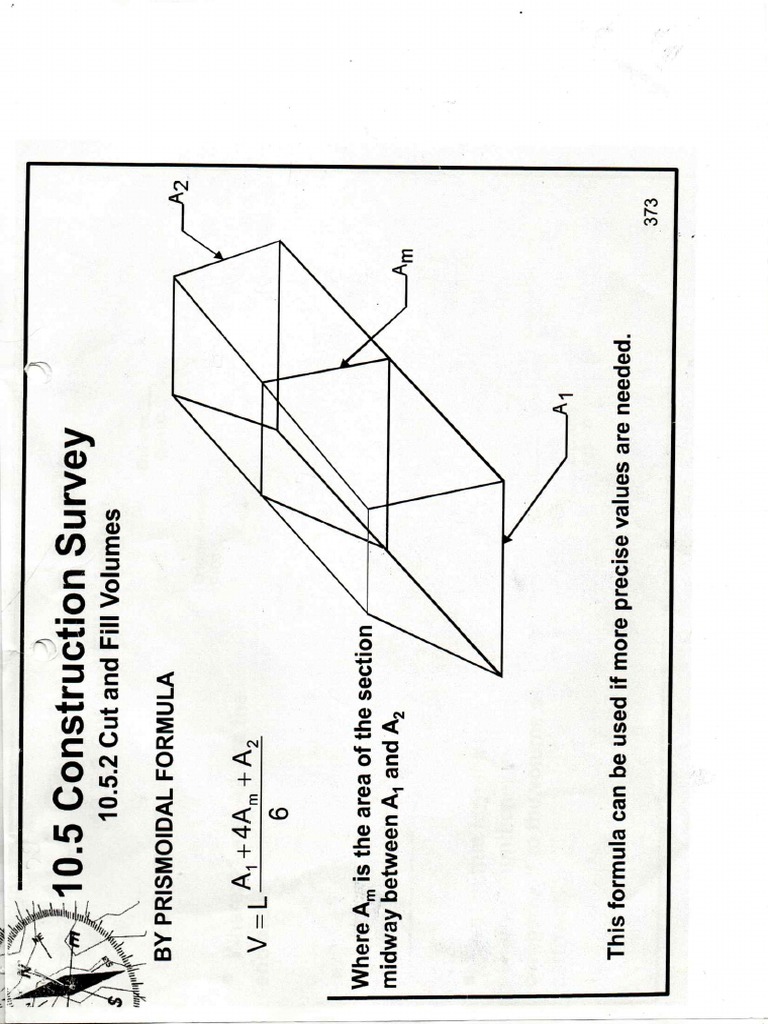Prismoidal Formula | PDF