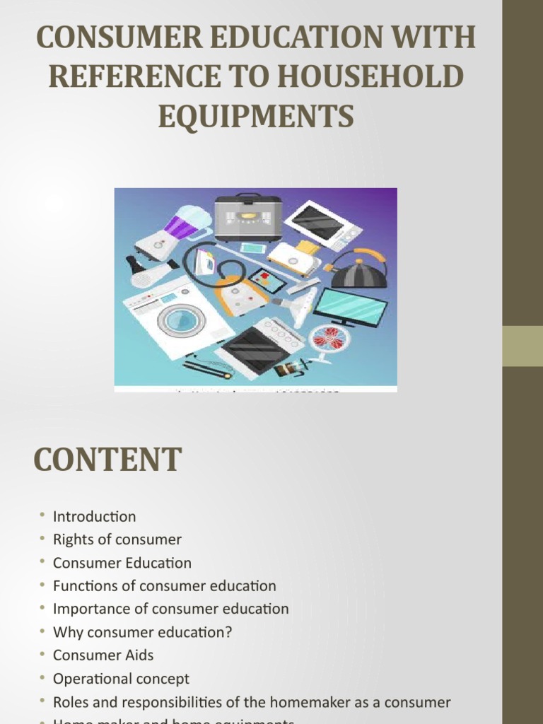 Right To Consumer Education