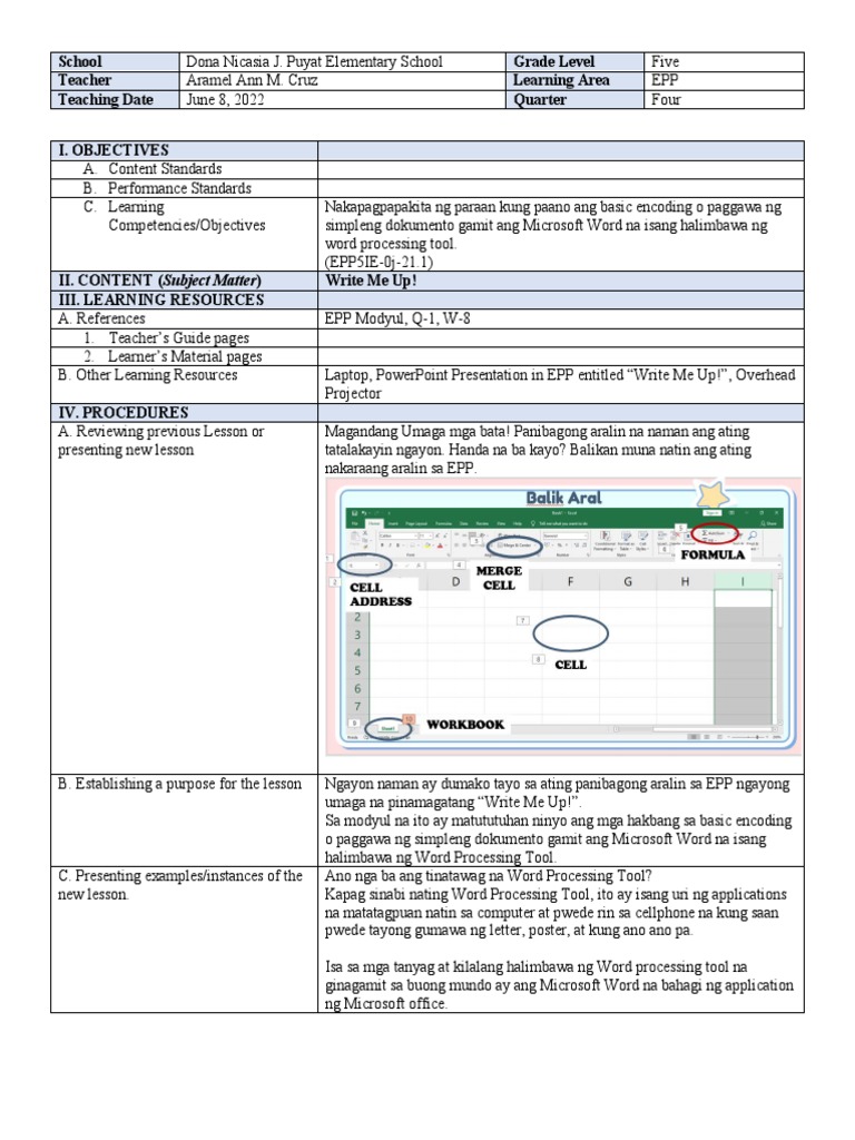 EPP Week - 8 DLP | PDF
