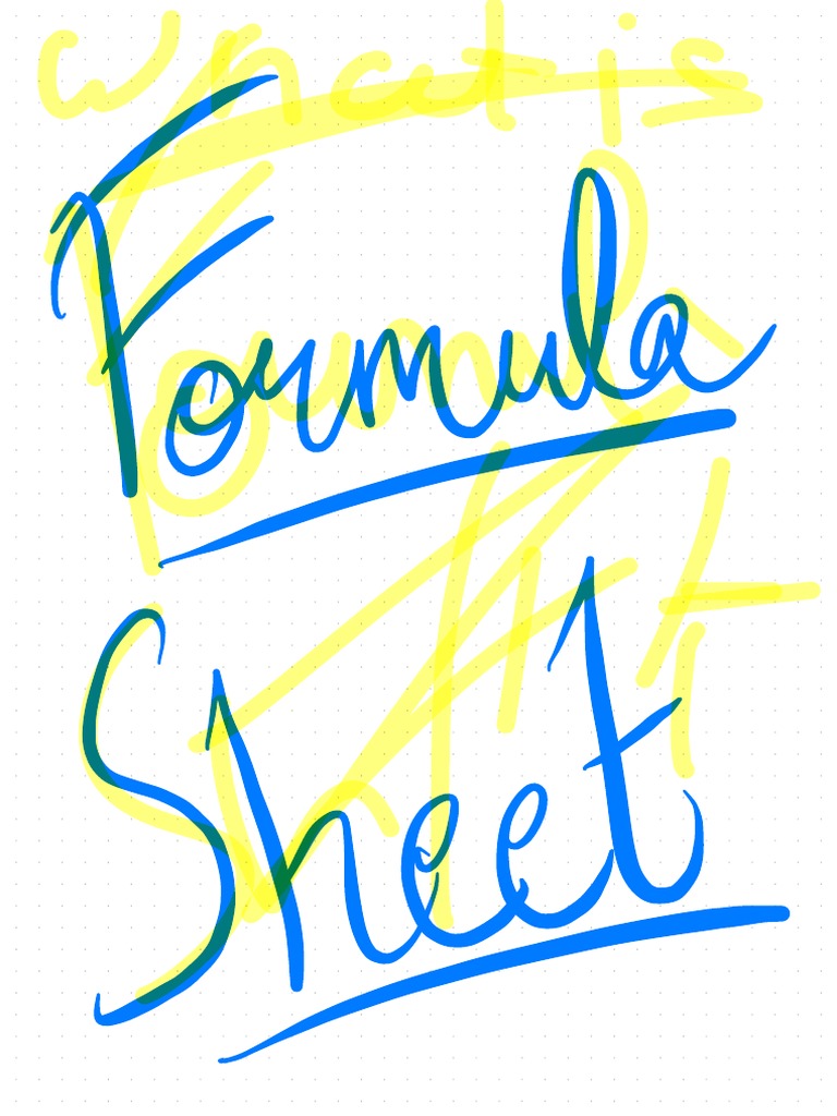 Formula Sheet - PCM | PDF | Refraction | Optics