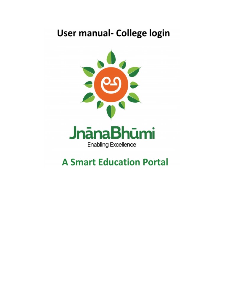 JnanaBhumi College Login Guide | PDF | Authentication | Personal ...