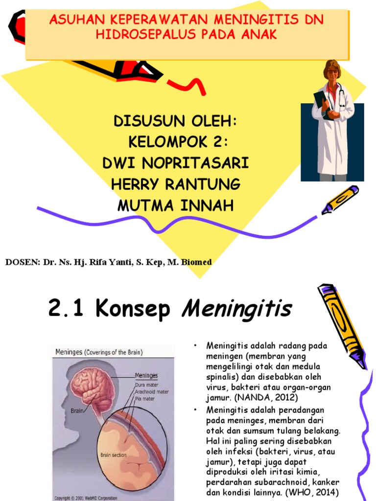 Askep Pada Anak Dengan Meningitis Dan Hidrosepalus | PDF