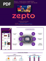 Case Study of Zepto | PDF | Entrepreneurship | E Commerce