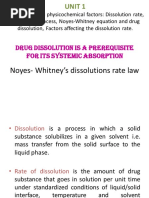 Theories of Dissolution | PDF | Solvation | Solubility