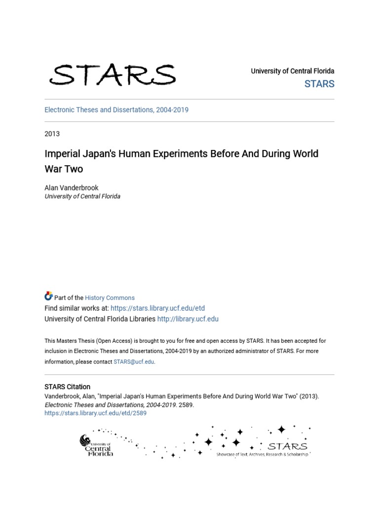 Imperial Japan's Human Experiments | PDF | Empire Of Japan | Racism