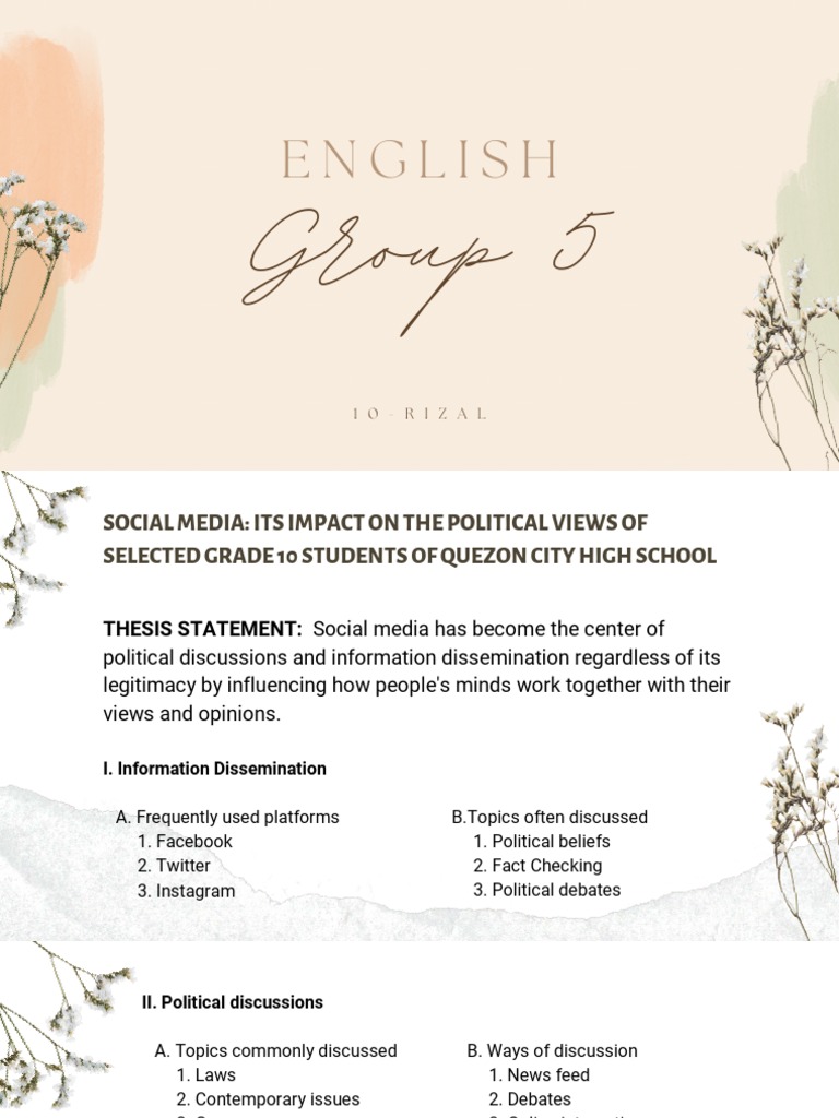 Group 5 - Thesis Statement | PDF | Social Science