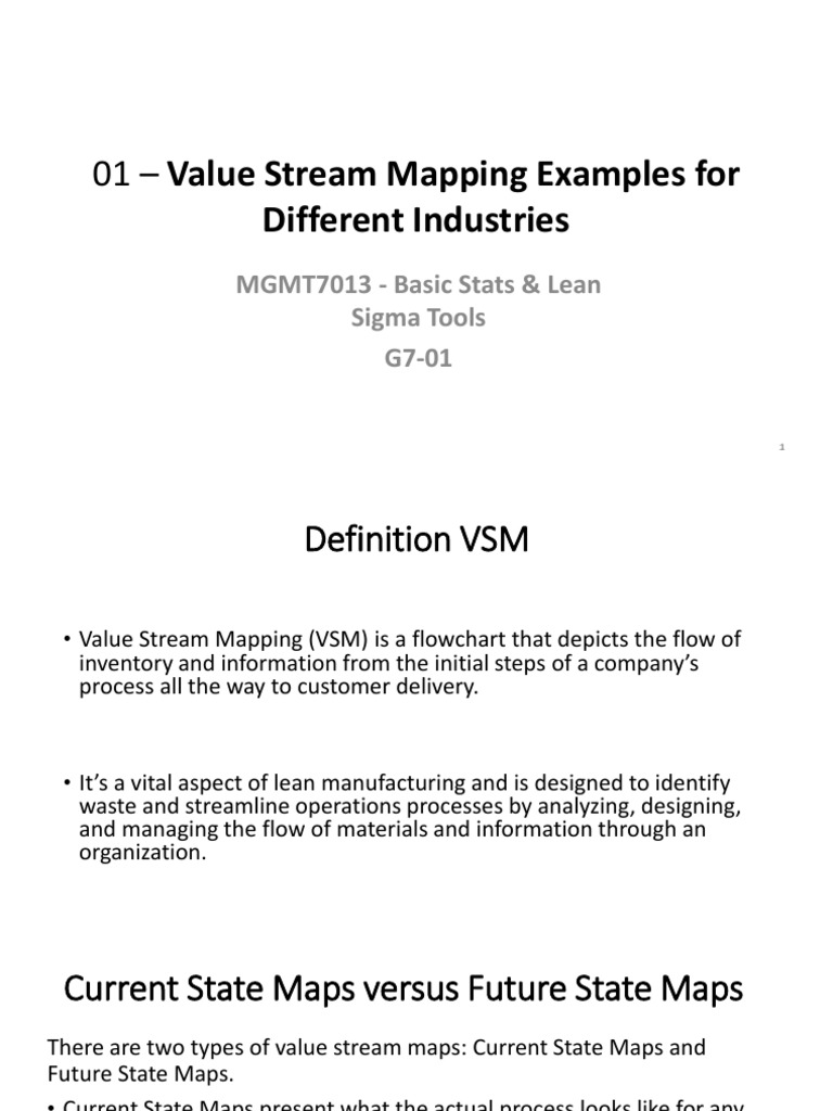 Value Stream Mapping Examples For Different Industries | PDF | Business ...