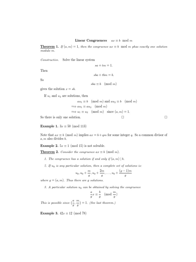 Lin Cong | PDF | Mathematical Objects | Mathematical Concepts