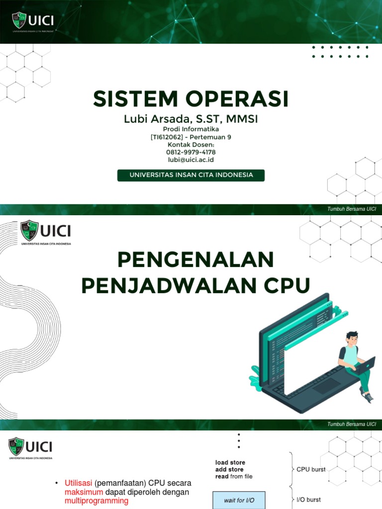 Penjadwalan CPU dalam Sistem Operasi | PDF | Bisnis | Komputer