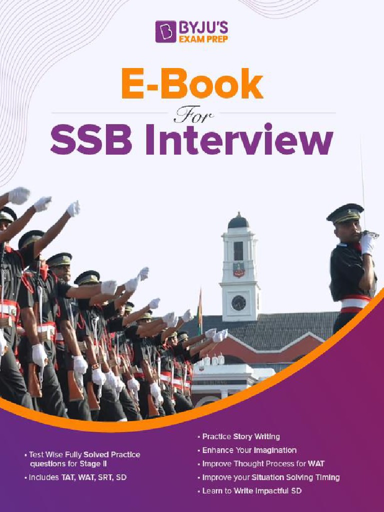SSB Interview Preparation E-Book Guide | PDF | Disciplines | Health Care