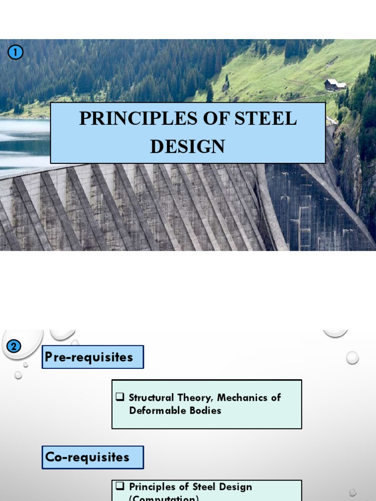 Principle of Steel Design Syllabus | PDF