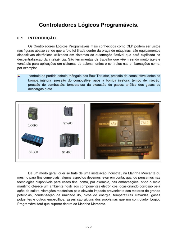 Unidade 6 | PDF | Controlador lógico programável | Microprocessador