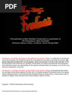 The Project Gutenberg Ebook of Frankenstein, by Mary Shelley | PDF ...