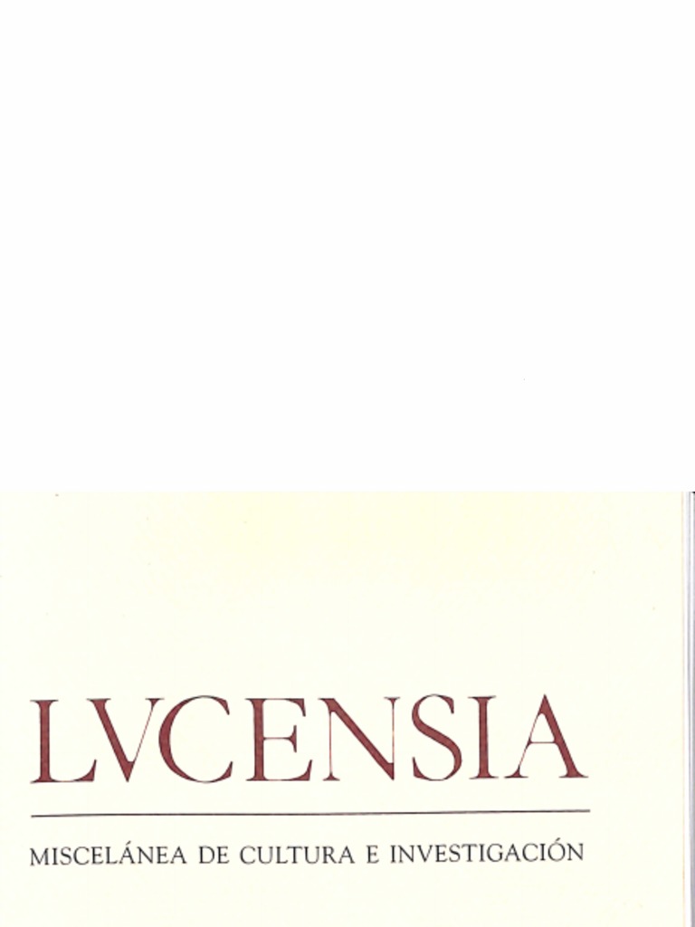 017 Lucensia (1998) | PDF