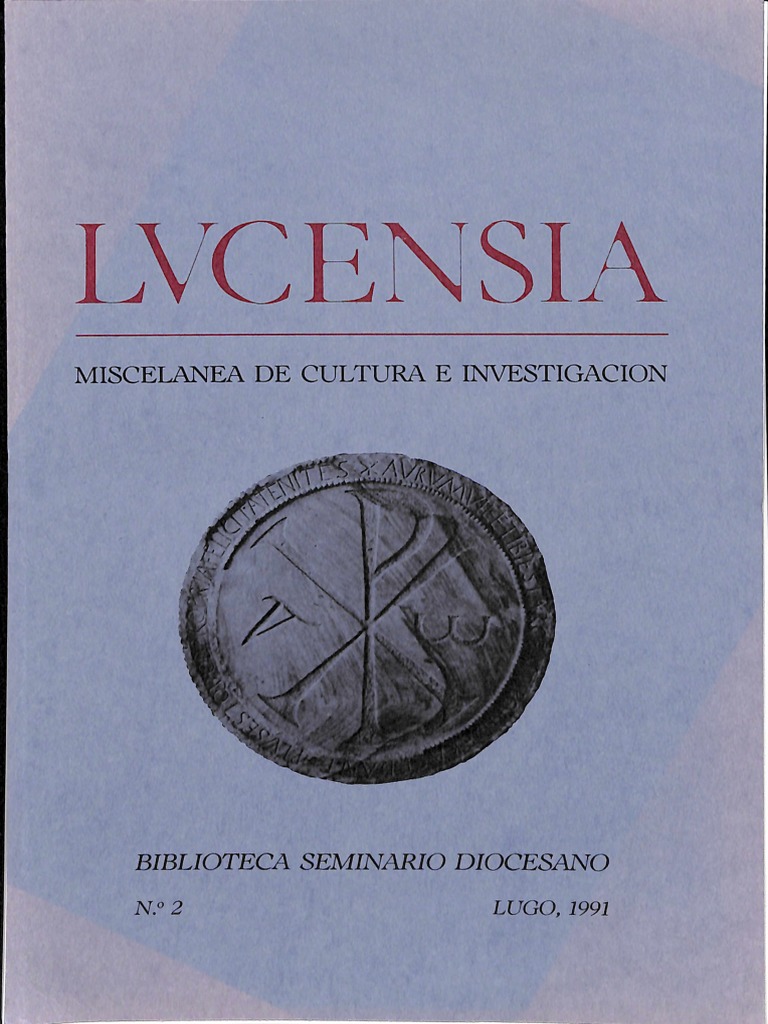 002 Lucensia (1991) | PDF | Camino de santiago