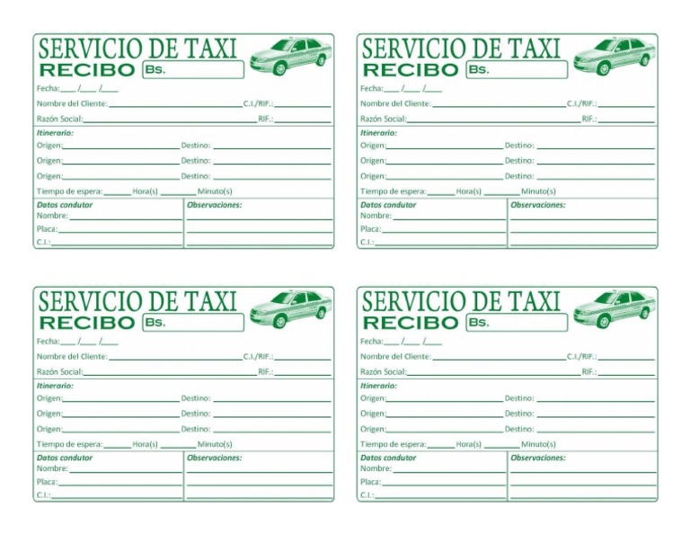 Factura Taxi | PDF