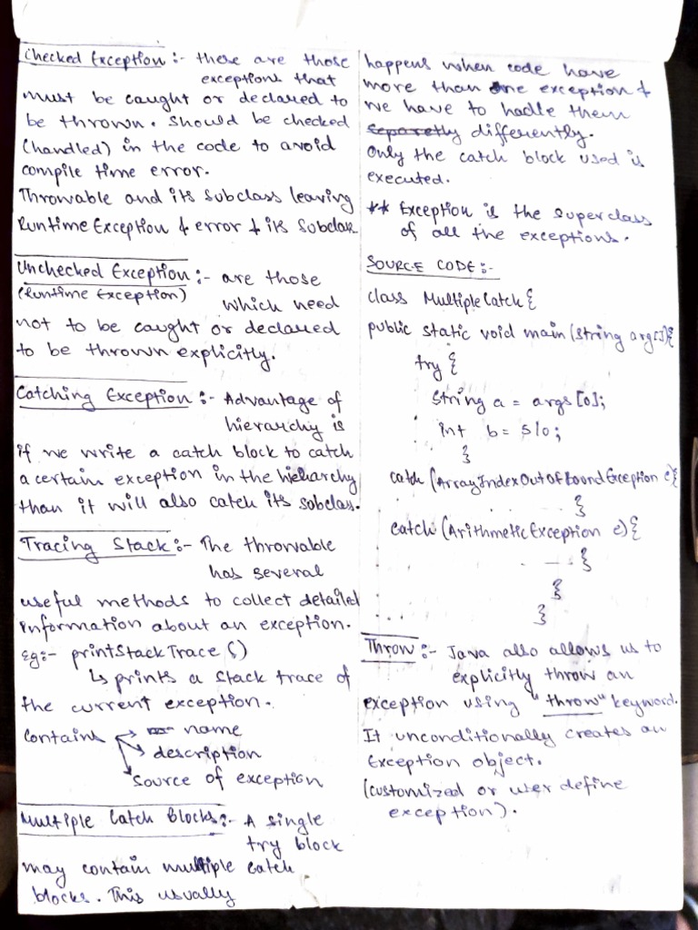 Java Notes | PDF