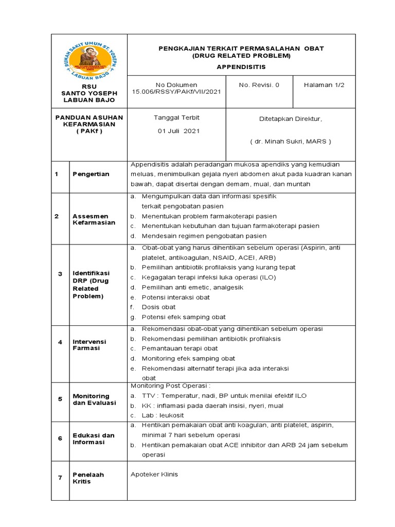 Pakf Appendisitis | PDF | Pengembangan Diri