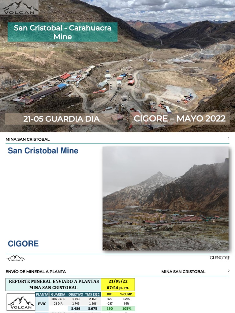 CIGORE - Reporte Diario 21-05 DIA | PDF