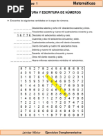 Lectura y Escritura de Numeros Hasta Millones | PDF | Hogar y jardín