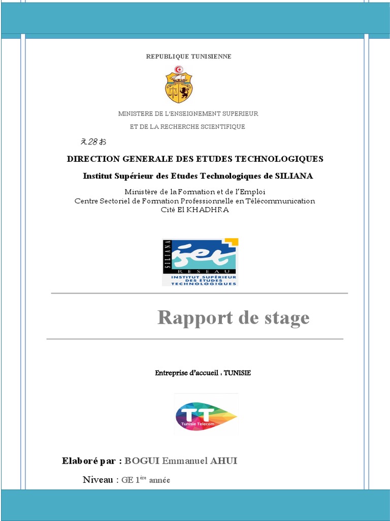 Stage Emmanuel | PDF | Fibre optique | Télécommunications