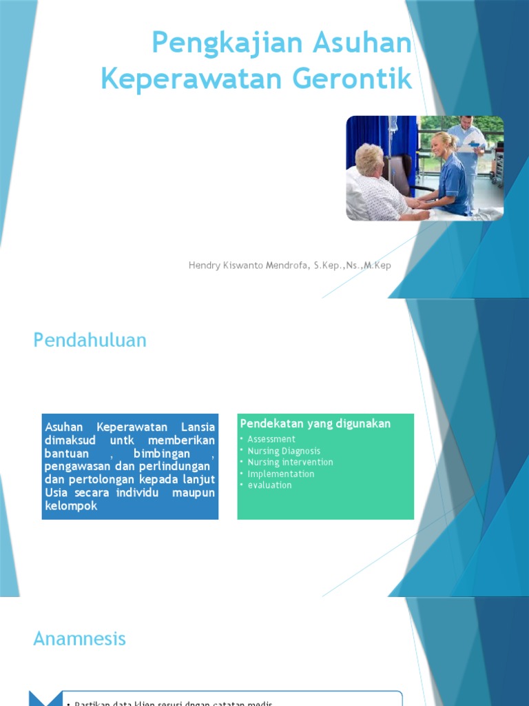 Pengkajian Asuhan Keperawatan Gerontik | PDF | Sains & Matematika