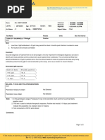 Widal Test Report for Typhoid Fever | PDF | White Blood Cell | Blood