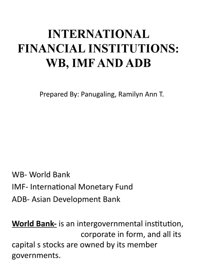 Chapter 15 - Panugaling, Ramilyn Ann | PDF | International Monetary ...