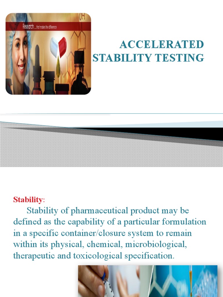 Accelerated Stability Testing in Pharmaceuticals | PDF | Activation ...