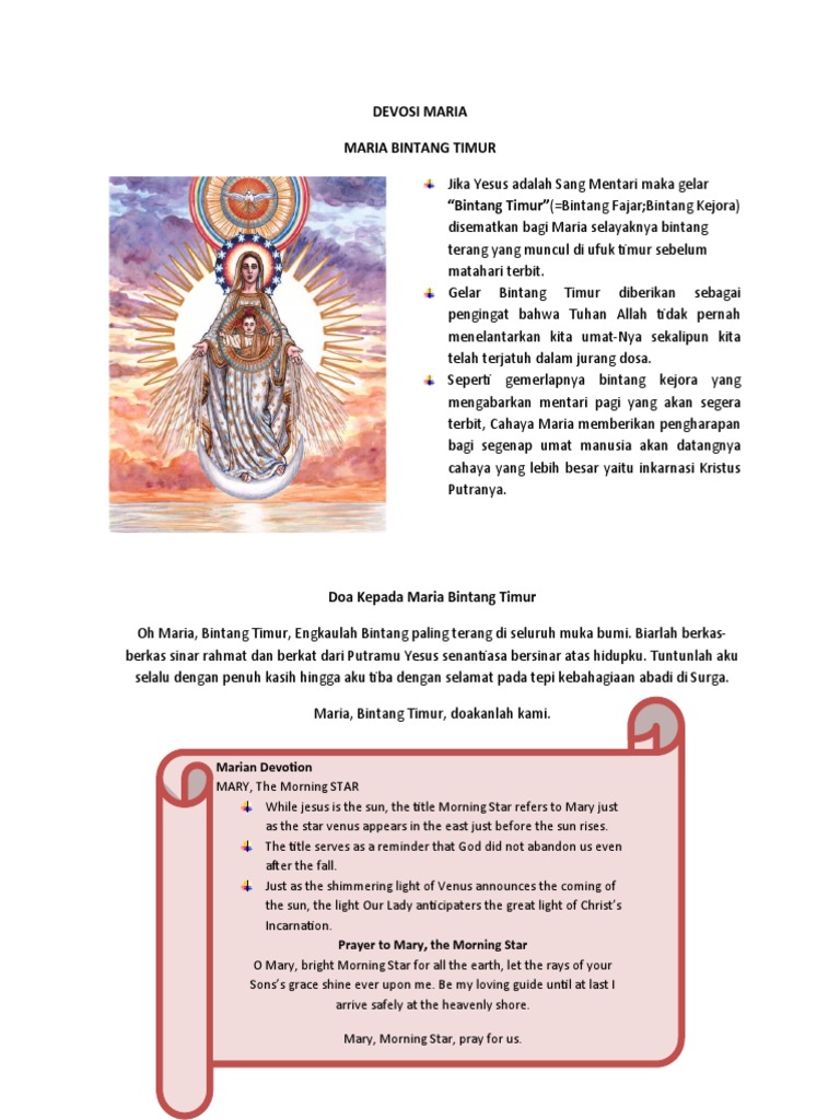 Devosi Maria Bintang Timur | PDF