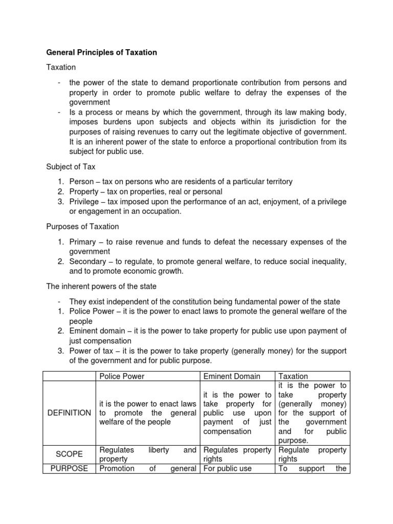 Taxation Notes | PDF | Taxes | Tax Exemption